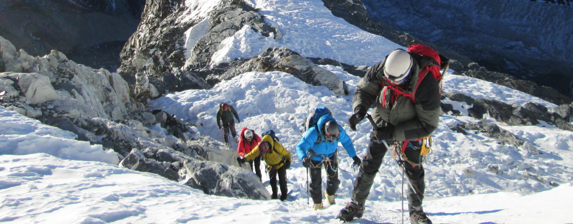 Peak climbing in Nepal